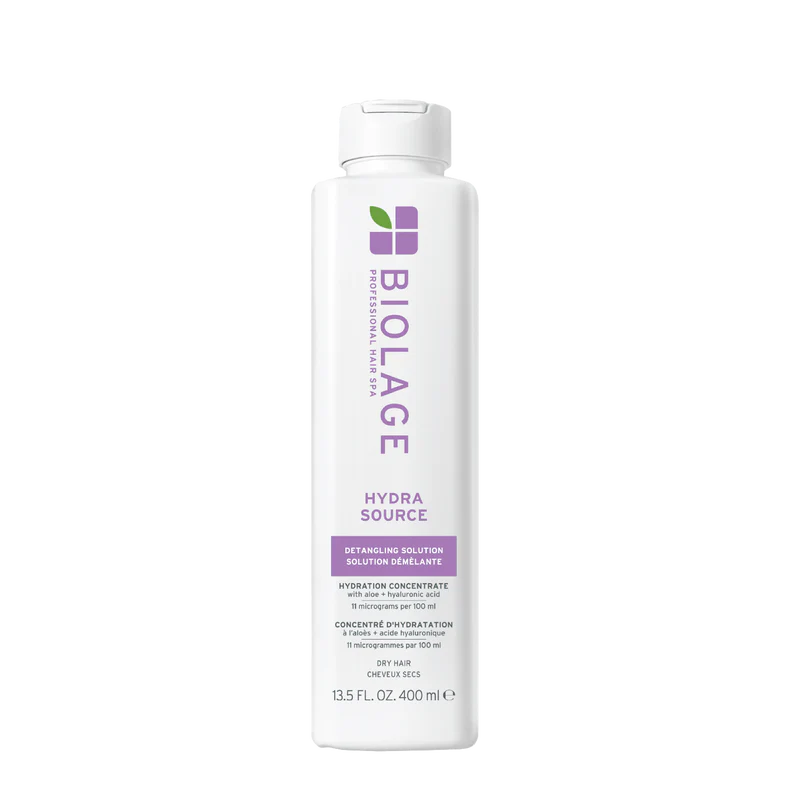 Biolage Hydrasource Detangling Solution - 400ml – Tanglez Hair Studio